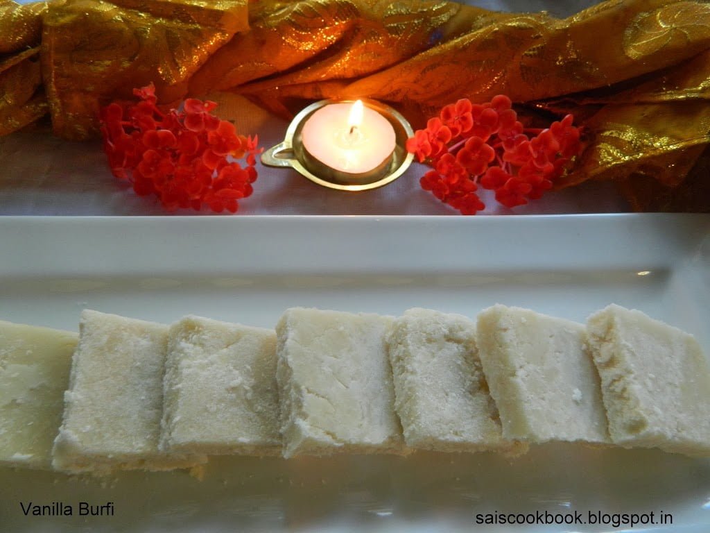 Vanilla Burfi for the Diwali and our Anniversary | Geeths Dawath