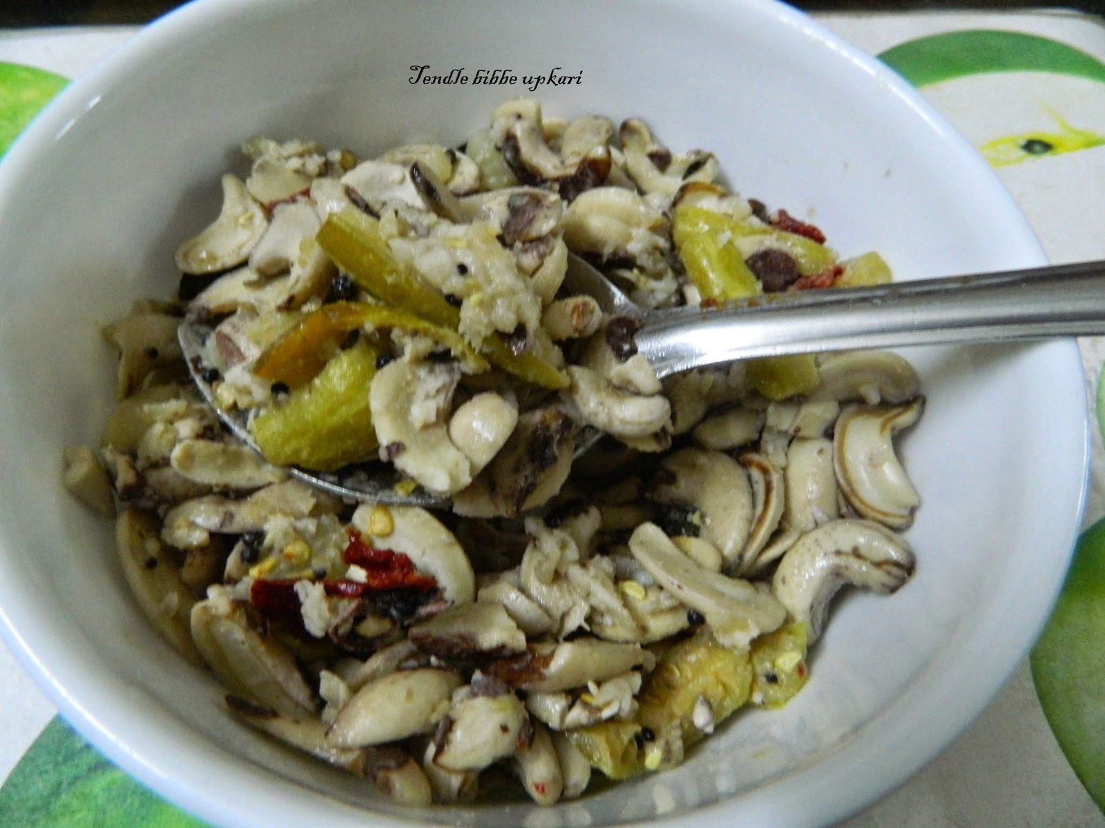 Tendle Bibbe Upkari/ Tender cashewnuts and Ivy gourds stir fry | Geeths ...
