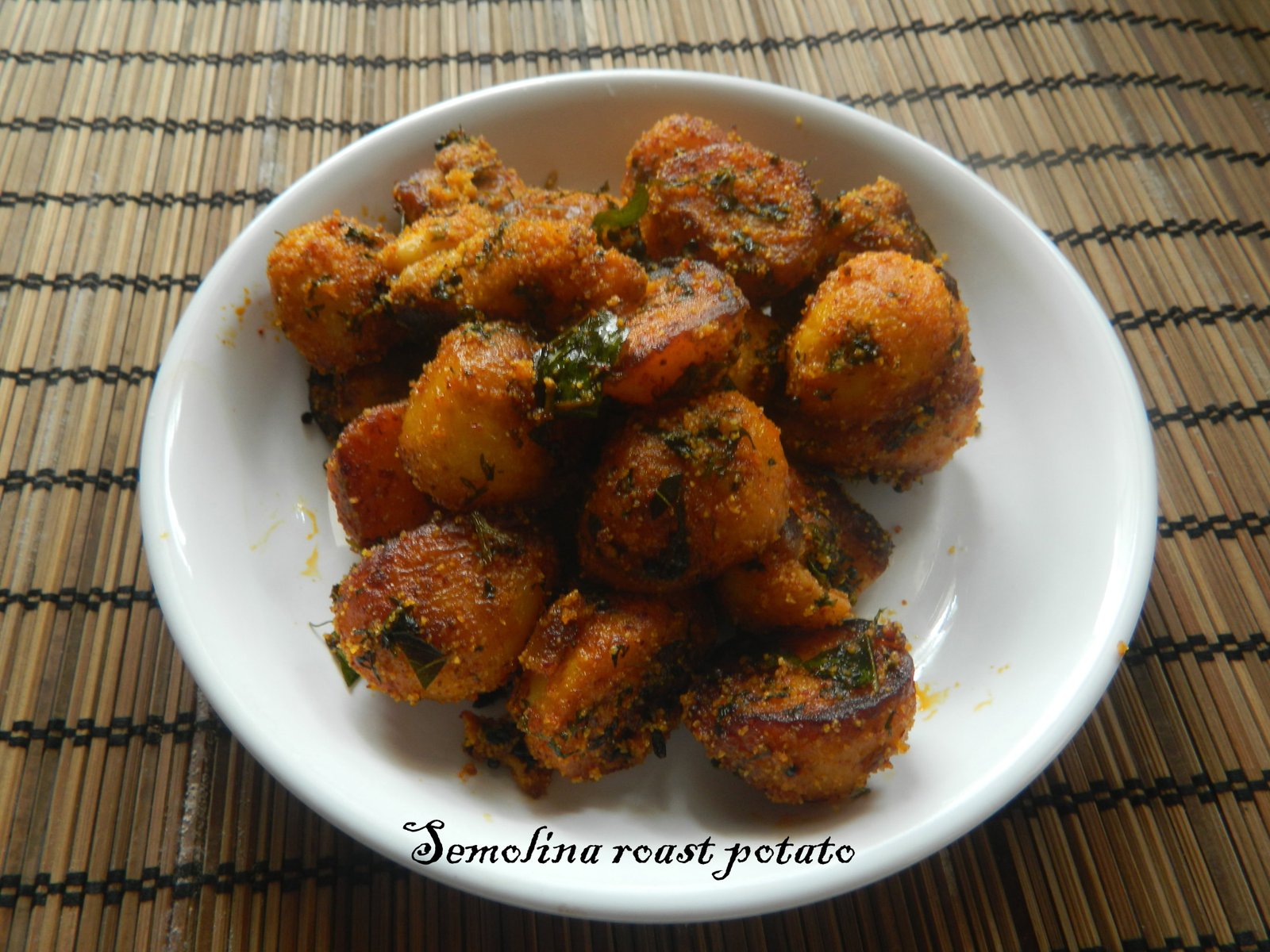Semolina roast potato | Geeths Dawath