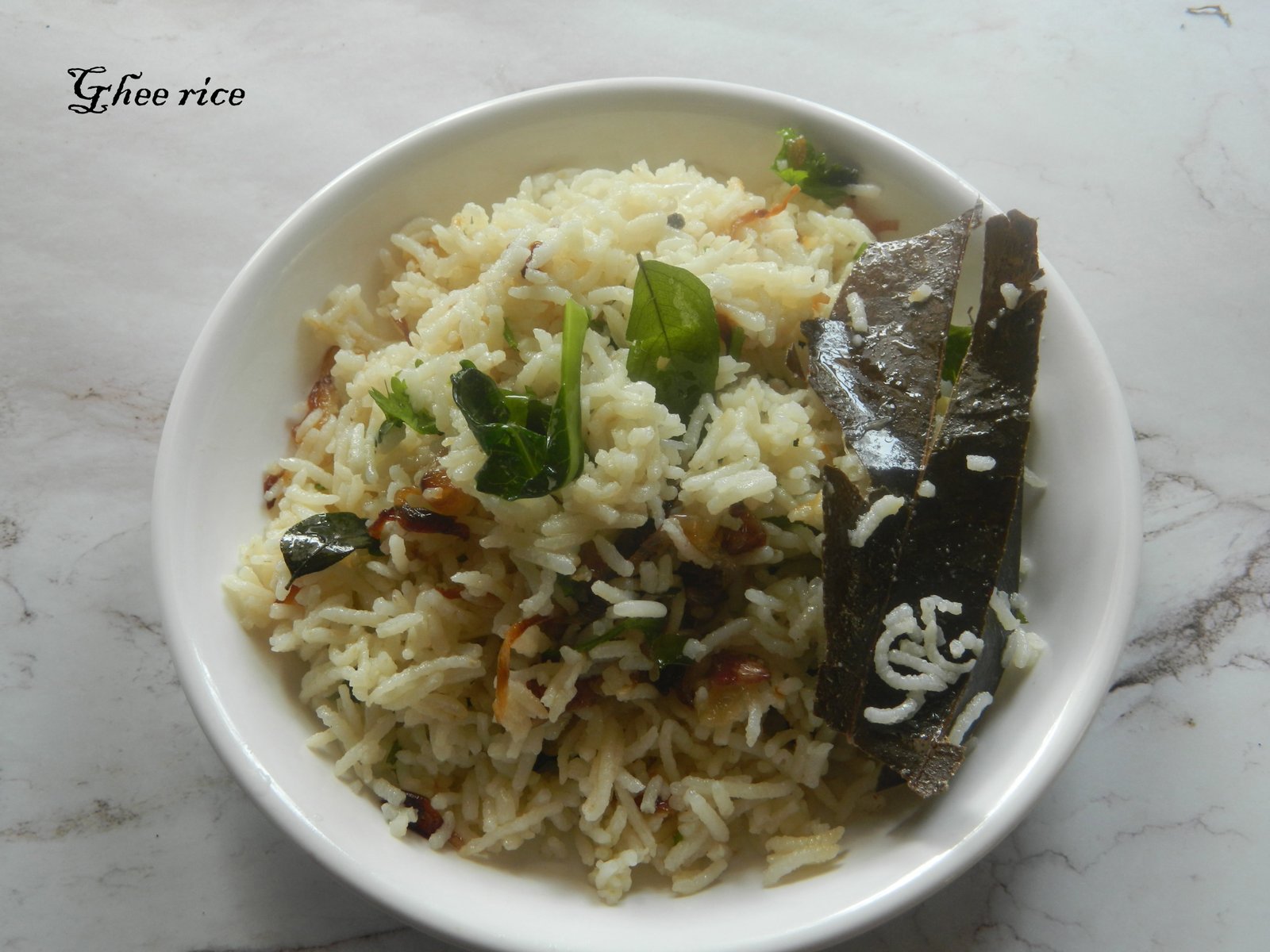 Ghee rice in restaurant style | Geeths Dawath